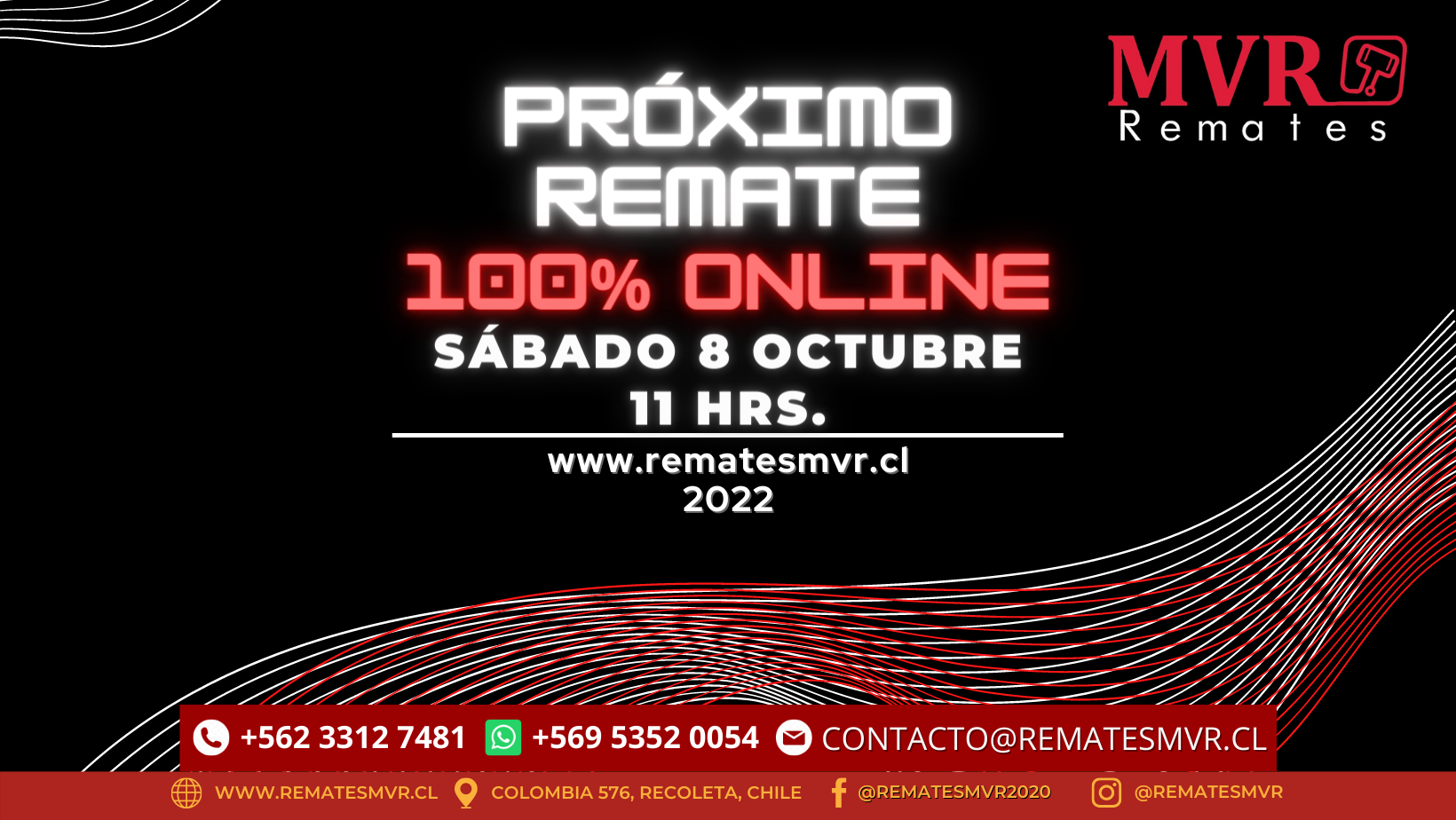 REMATE ONLINE 8 OCTUBRE 2022 - Remates MVR